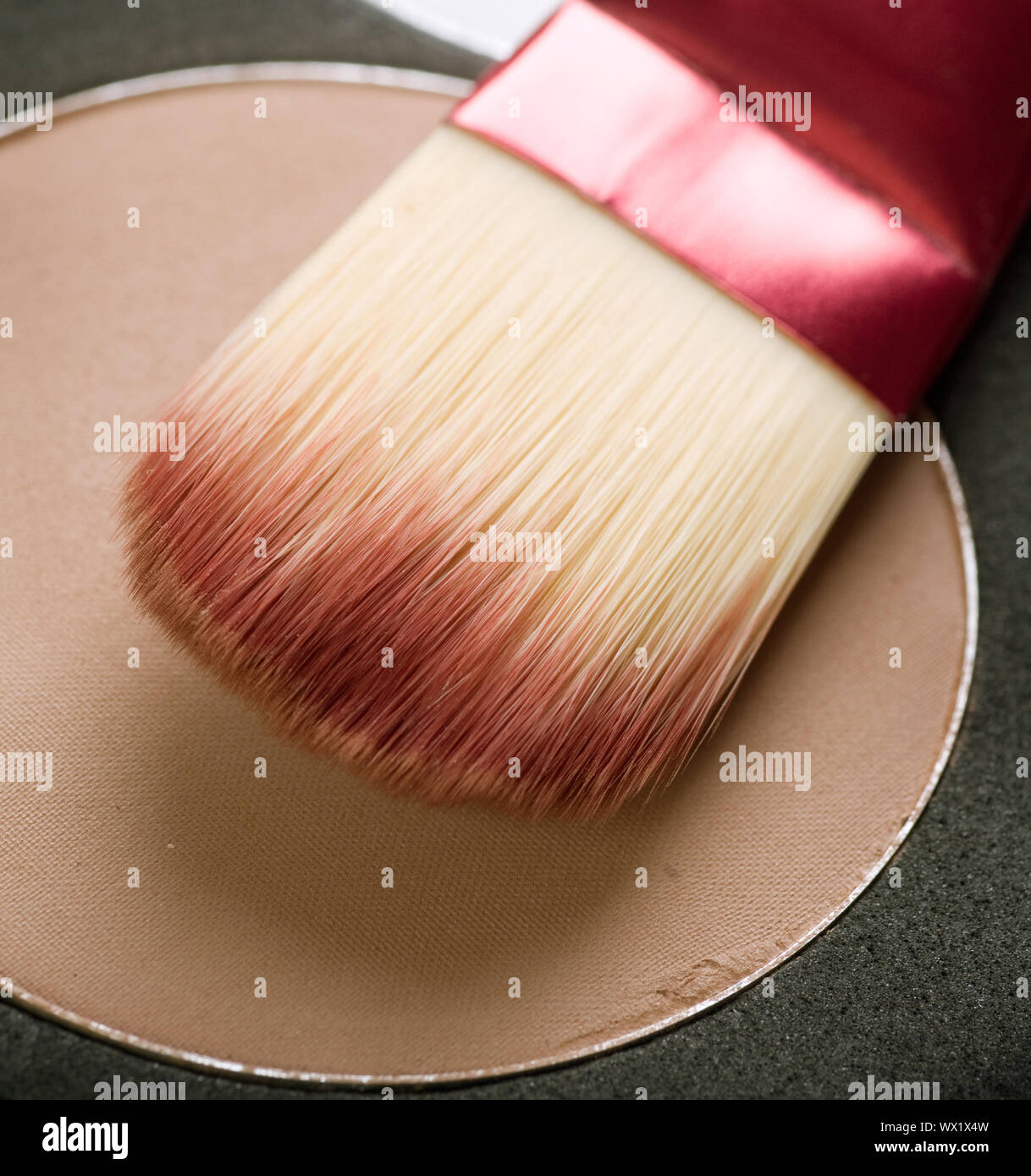 Makeup facial powder. Foundation Stock Photo - Alamy