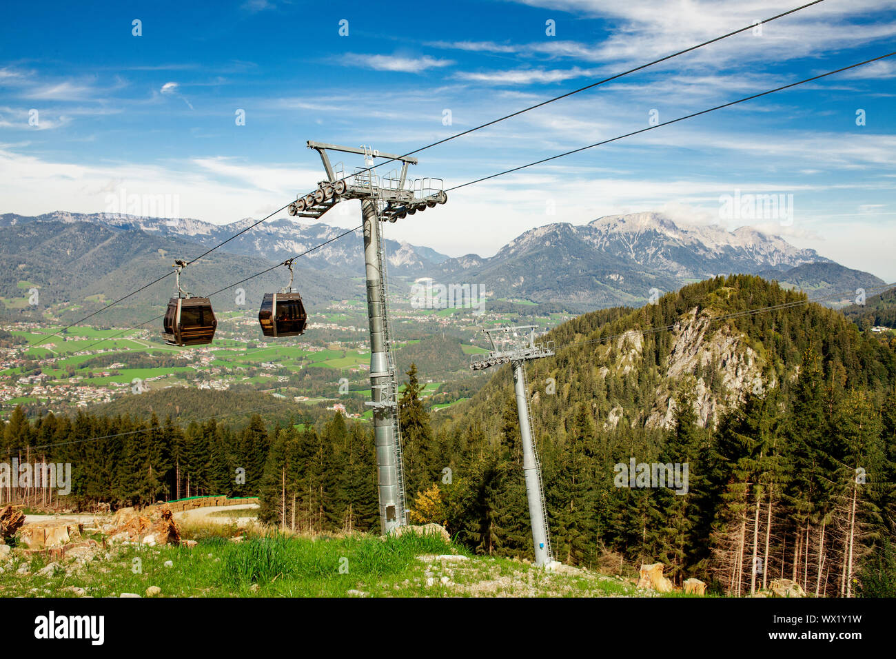 Jennerbahn cable car hi-res stock photography and images - Alamy