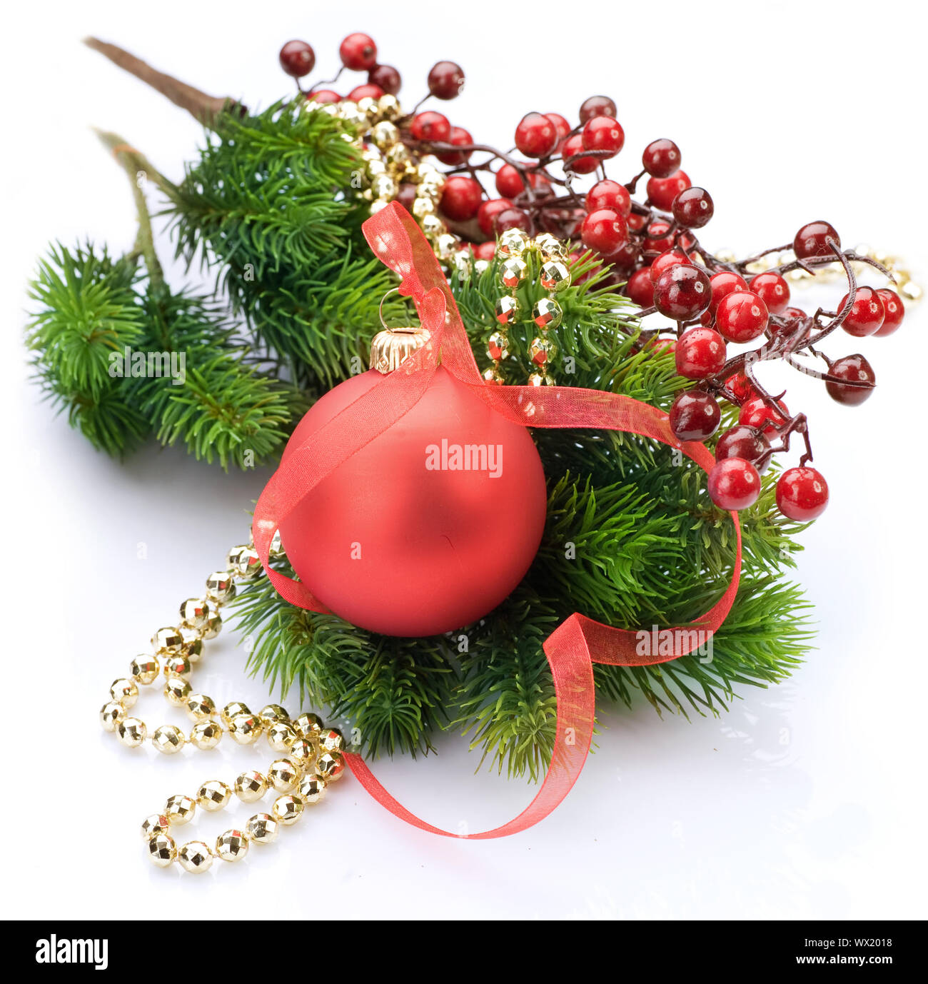 Christmas style red frame Cut Out Stock Images & Pictures - Alamy