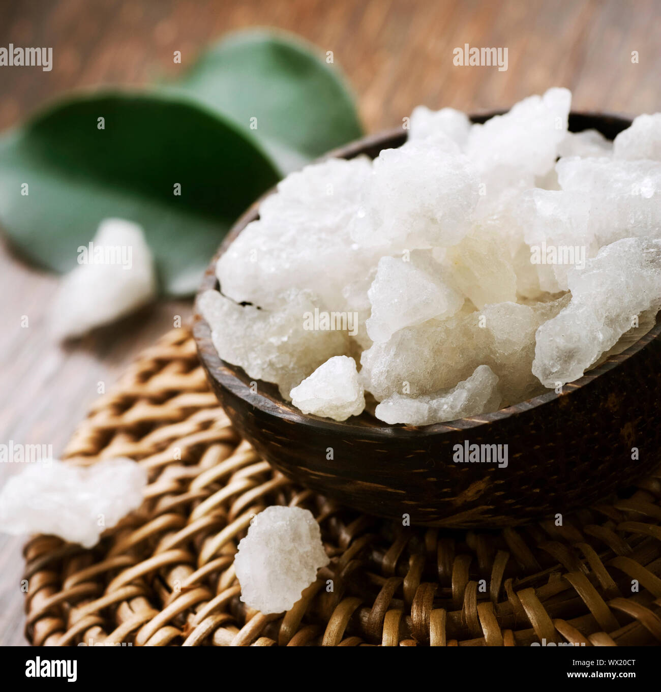 Spa Sea Salt Stock Photo - Alamy