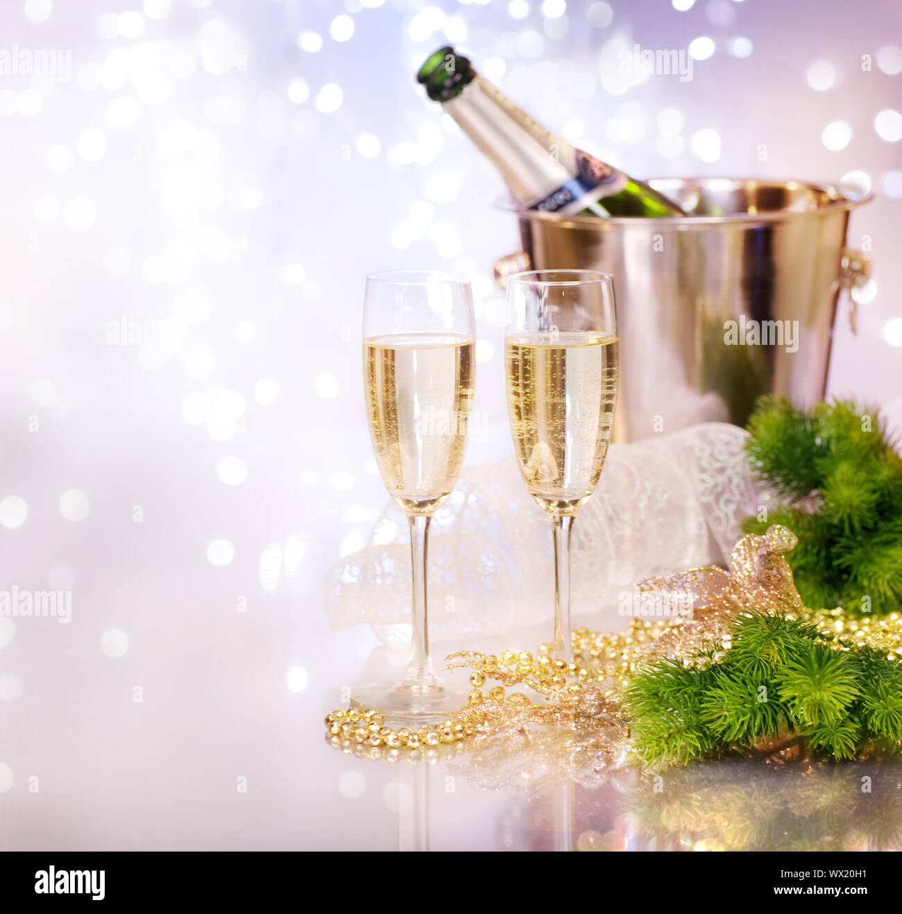 Bottle of celebration bubbles hi-res stock photography and images - Alamy