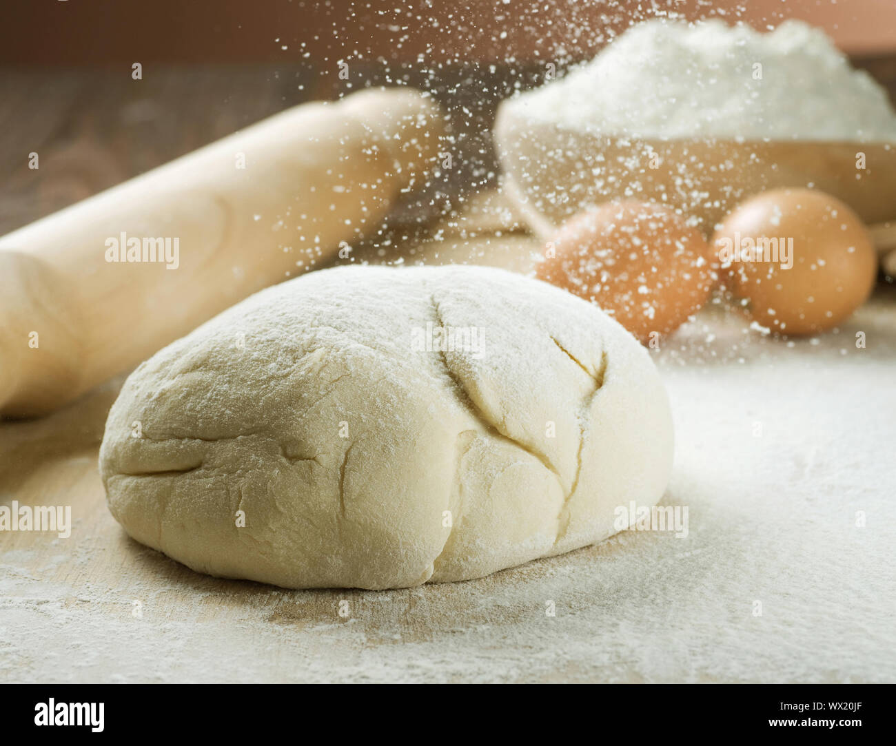 Bread Cooking. Dough Stock Photo - Alamy