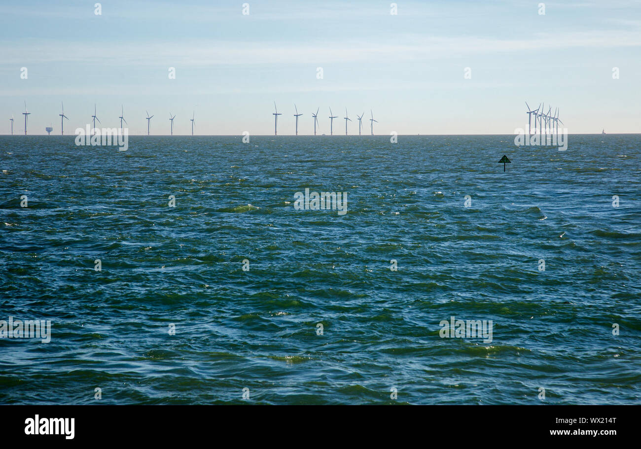 Clacton On Sea, Essex, England, September 15th, 2019, A view of an ...