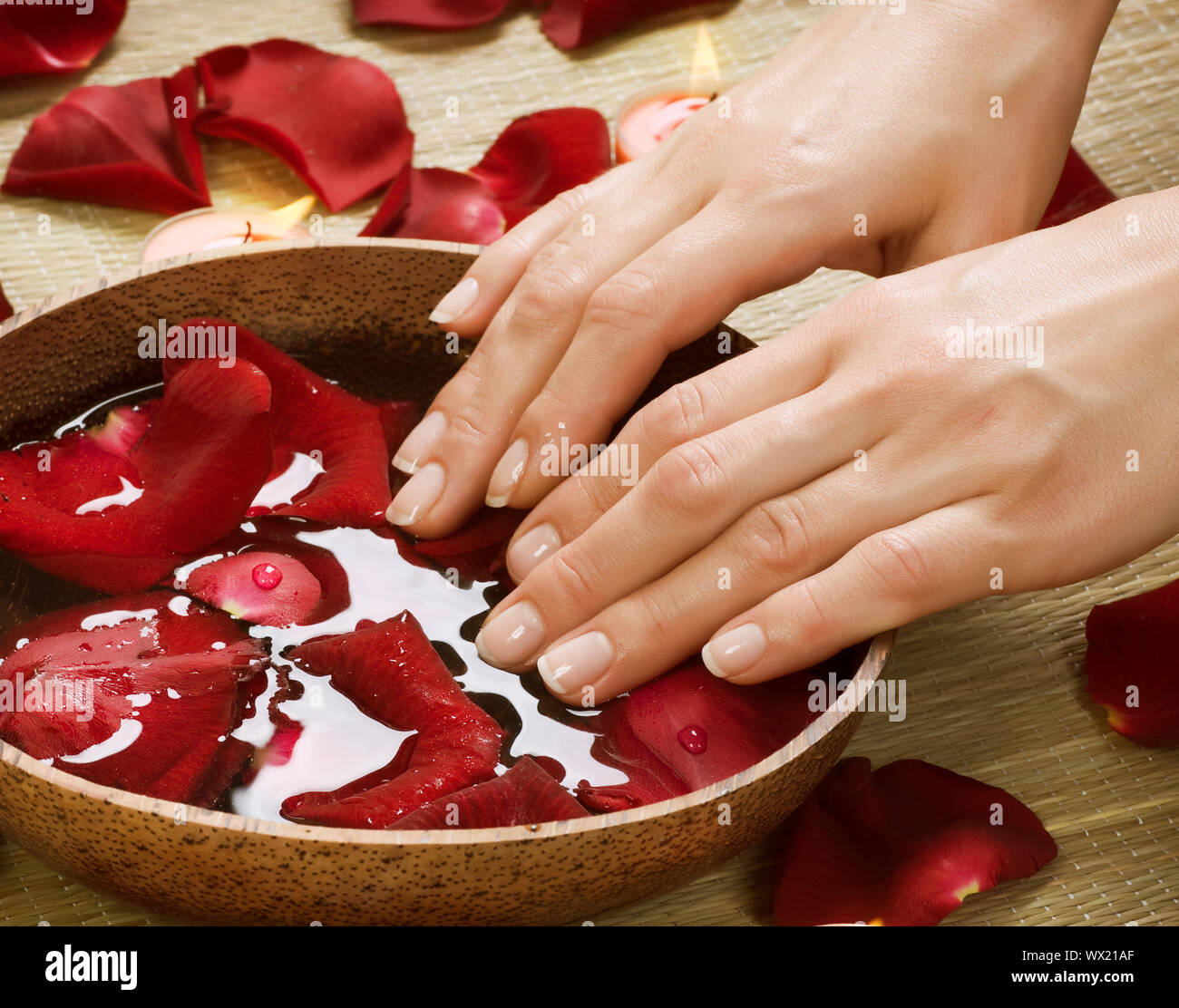Spa Procedures for Hands. Luxury Manicure concept Stock Photo - Alamy