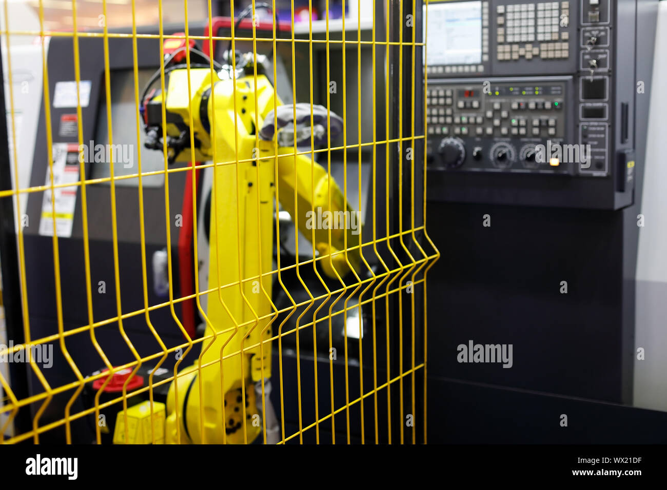 Safety cage robot hi-res stock photography and images - Alamy