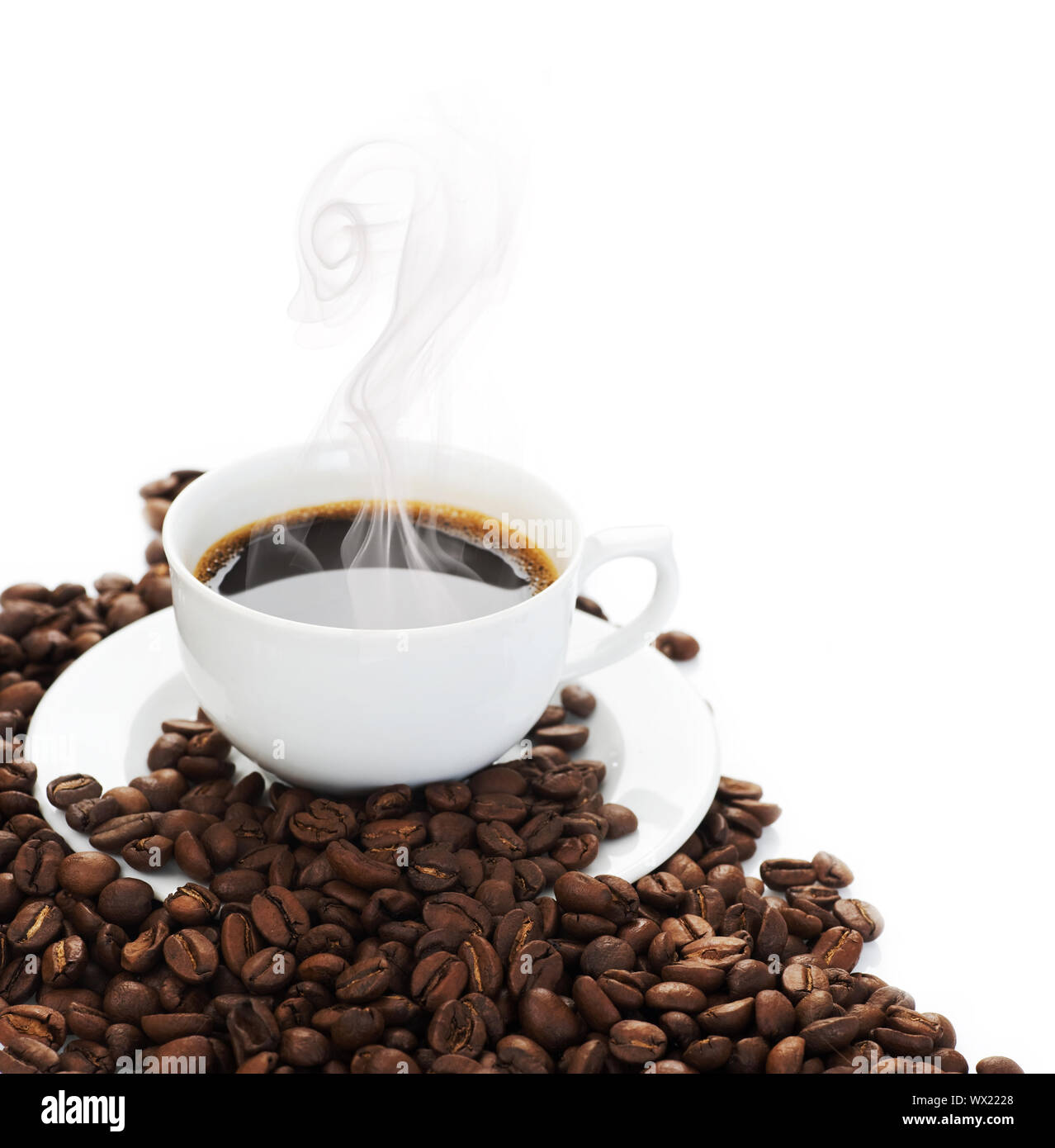 Hot Coffee Border Stock Photo - Alamy