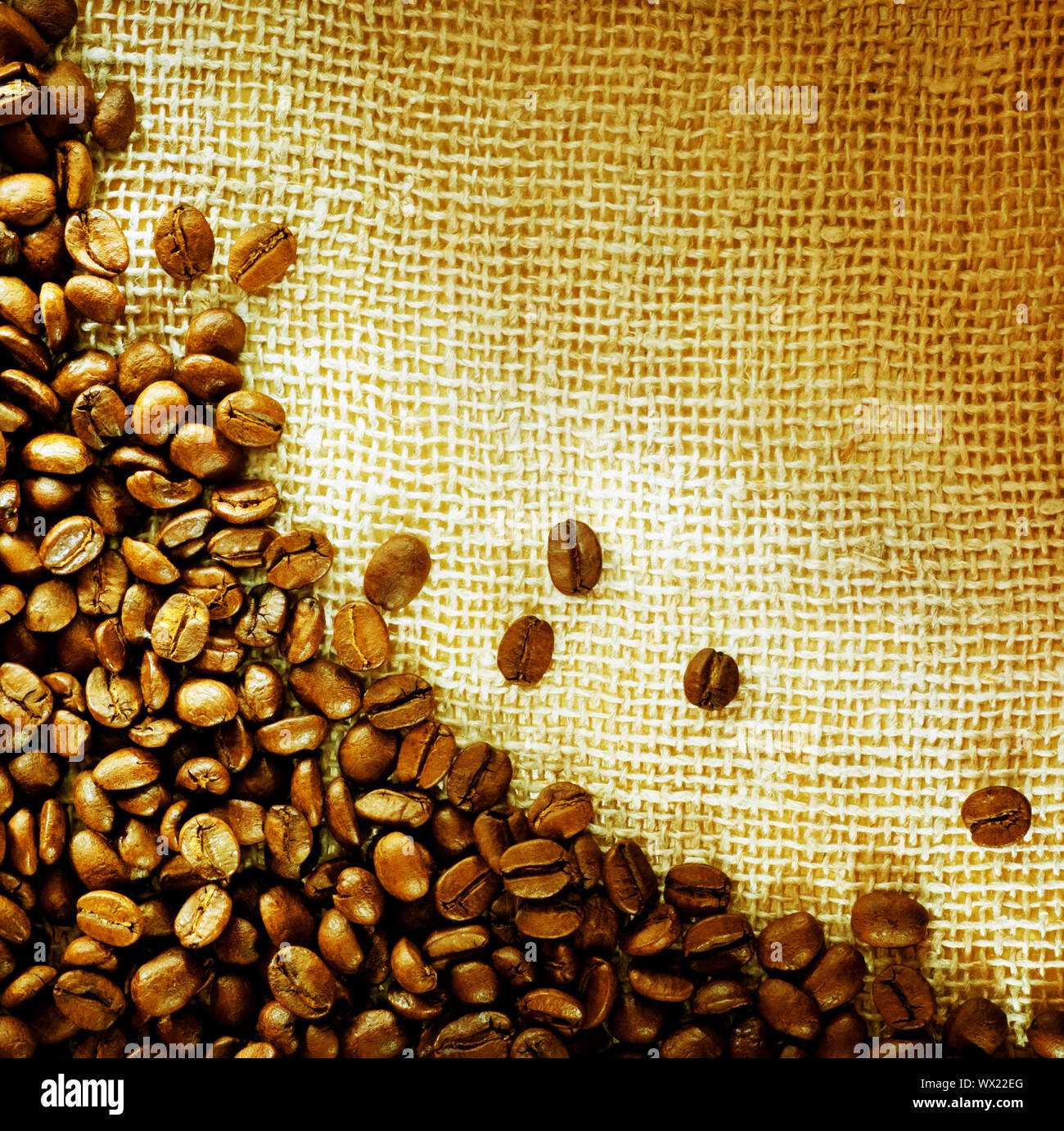 Coffee Beans Border Design Stock Photo - Alamy