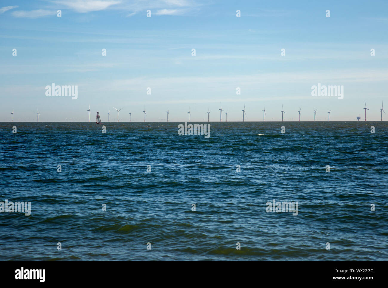Clacton On Sea, Essex, England, September 15th, 2019, A view of an ...