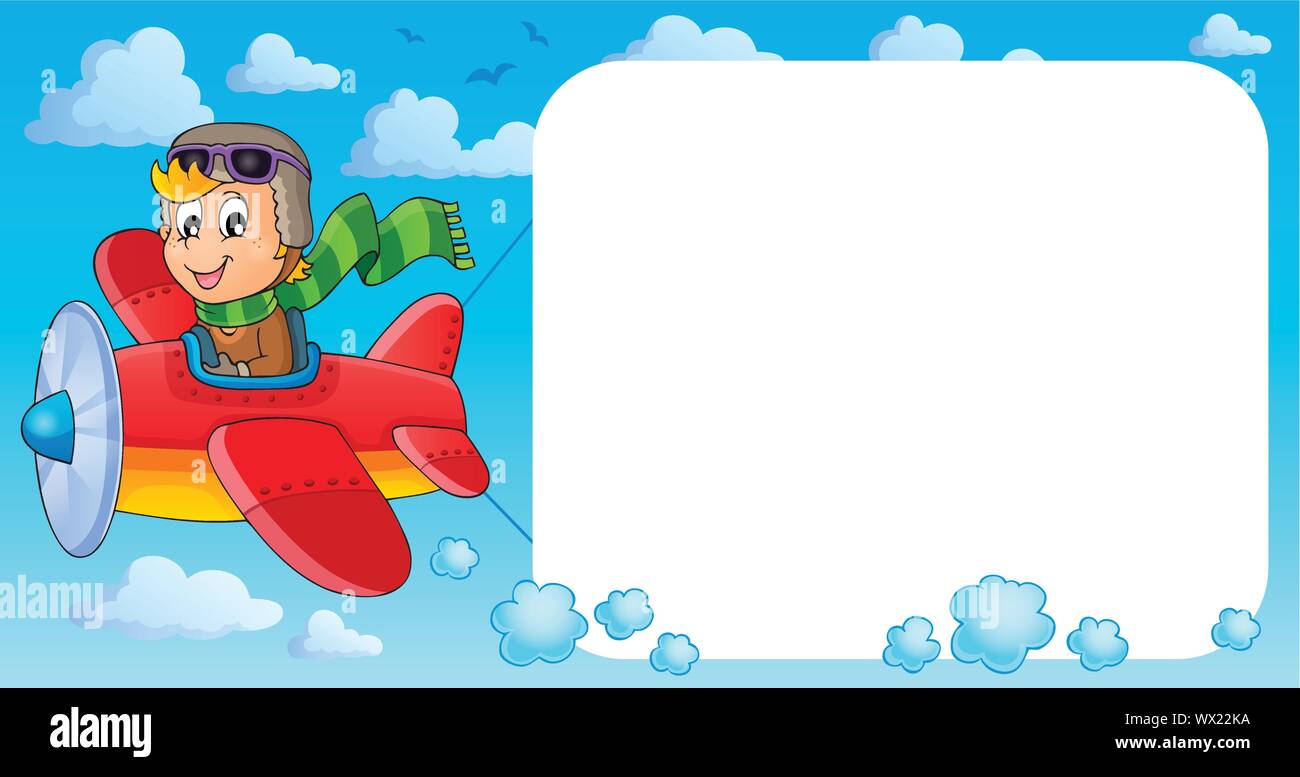 Image with airplane theme 3 Stock Vector Image & Art - Alamy