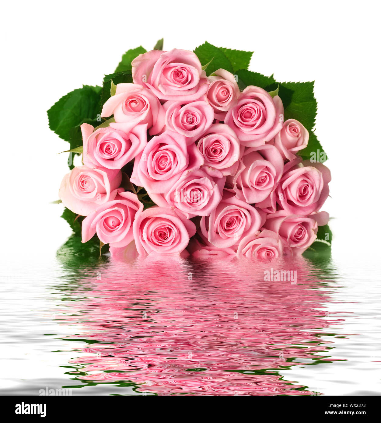 Fresh Roses Bouquet Stock Photo - Alamy