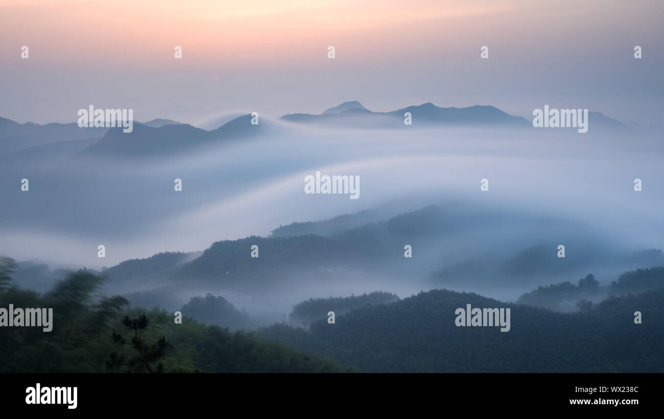 Dawn over village hi-res stock photography and images - Alamy