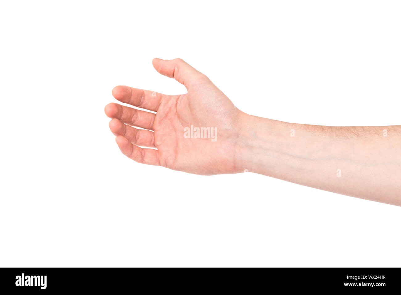 White suit business woman palm hi-res stock photography and images - Alamy