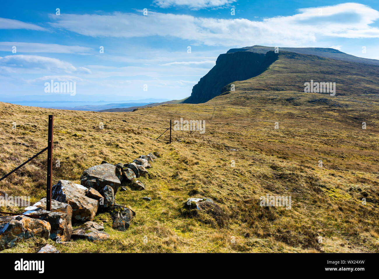 The north ridge of Ben Edra on the Trotternish Ridge, near Uig, Isle of ...