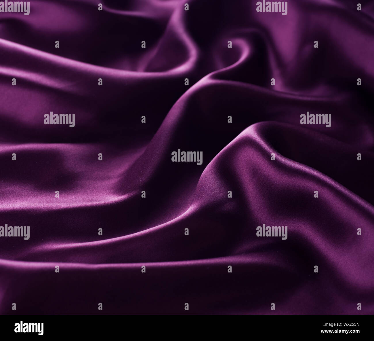 Beautiful trendy Violet Silk Stock Photo - Alamy