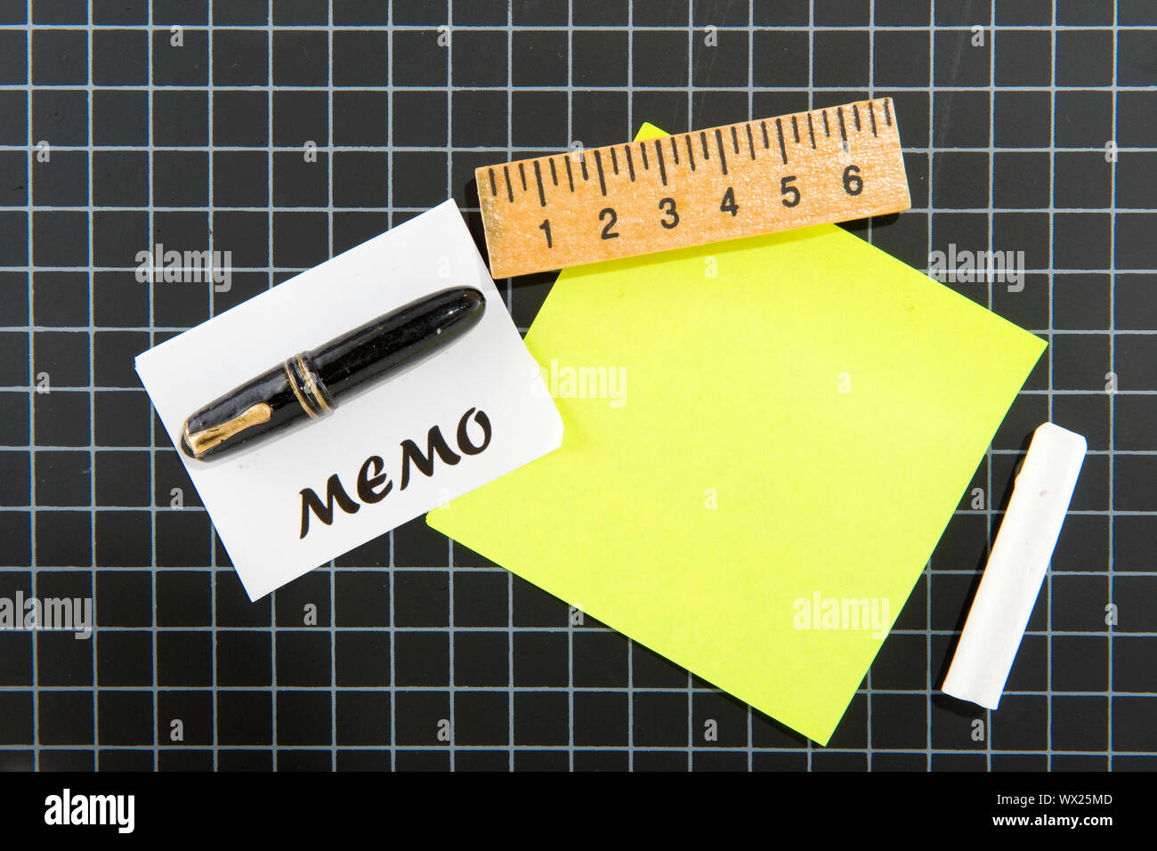 memo board for technical notes or school Stock Photo - Alamy