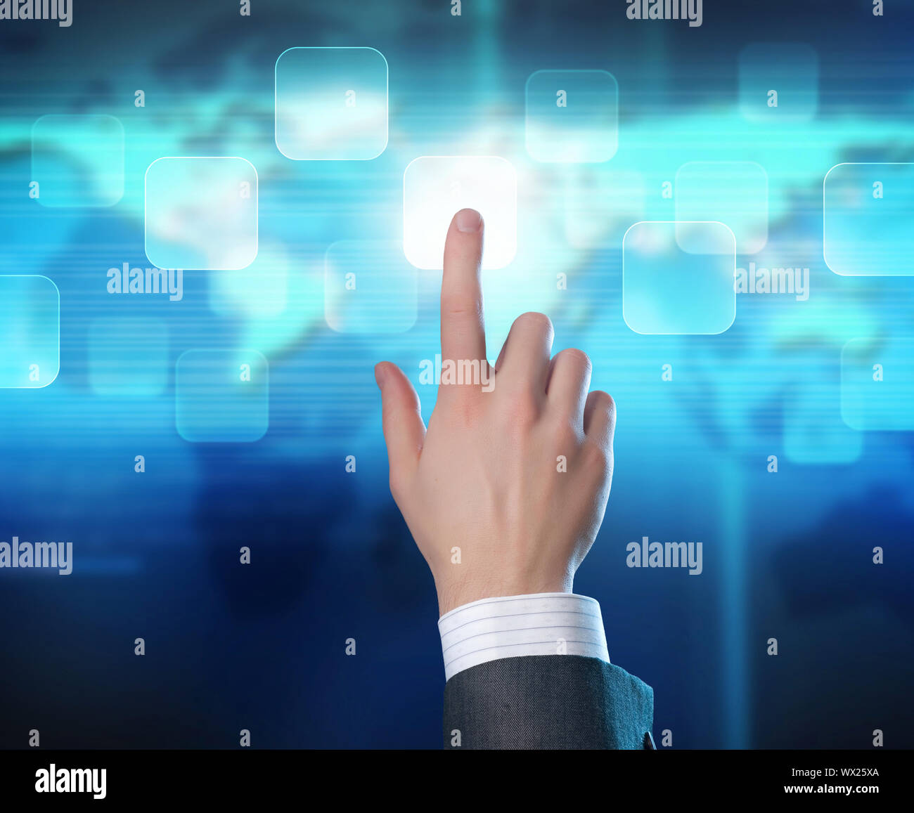 Pushing all the right buttons hi-res stock photography and images - Alamy