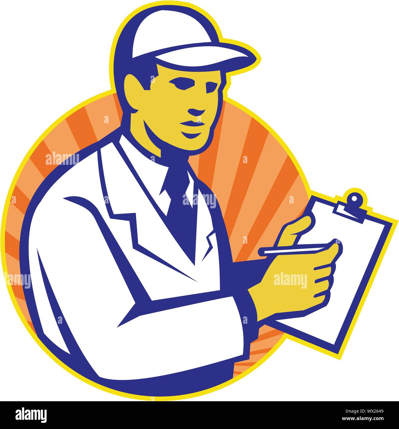 Technician inspector Stock Vector Images - Alamy