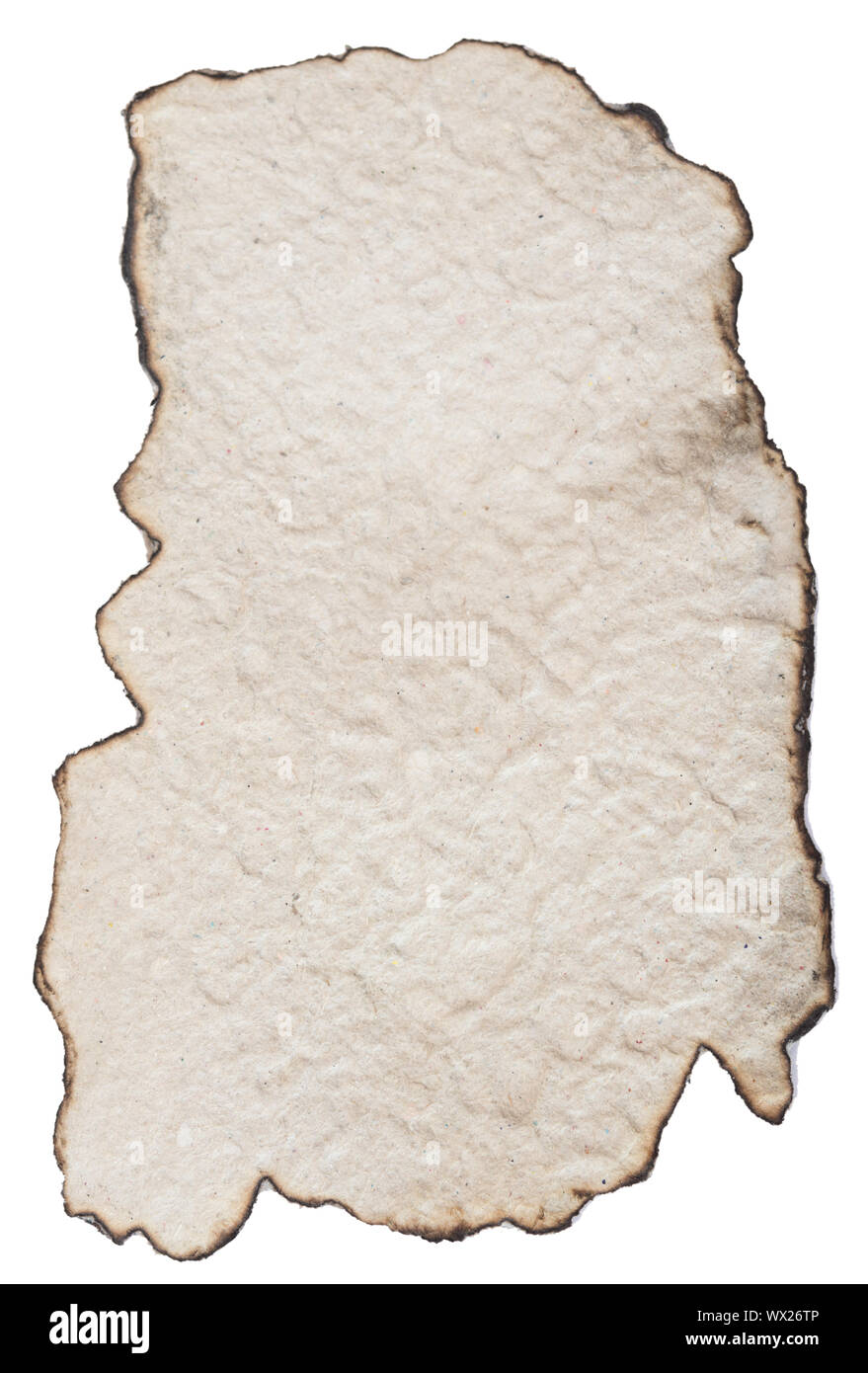 Burnt pieces of paper hi-res stock photography and images - Alamy