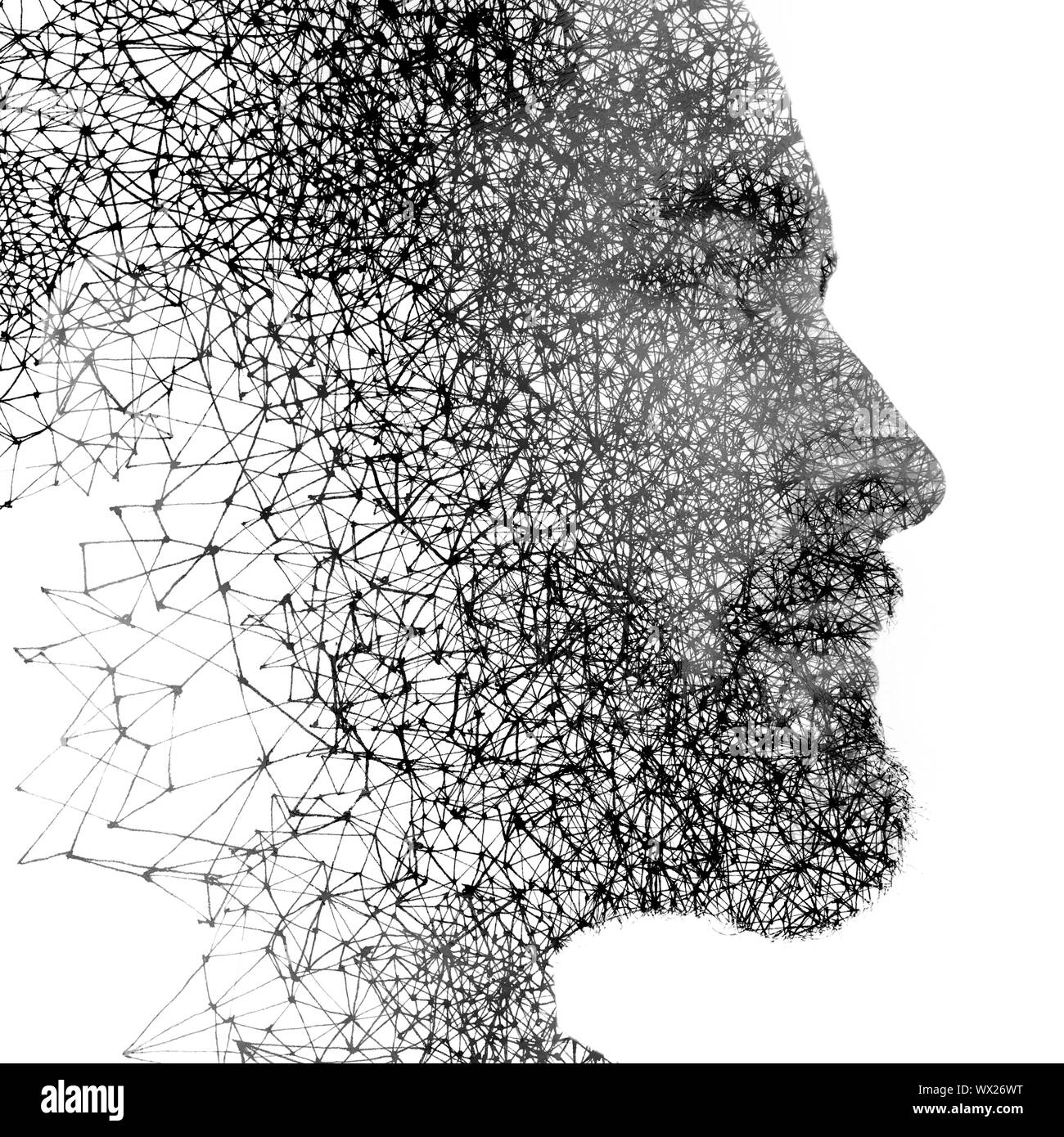 Person drawing close up Black and White Stock Photos & Images - Alamy