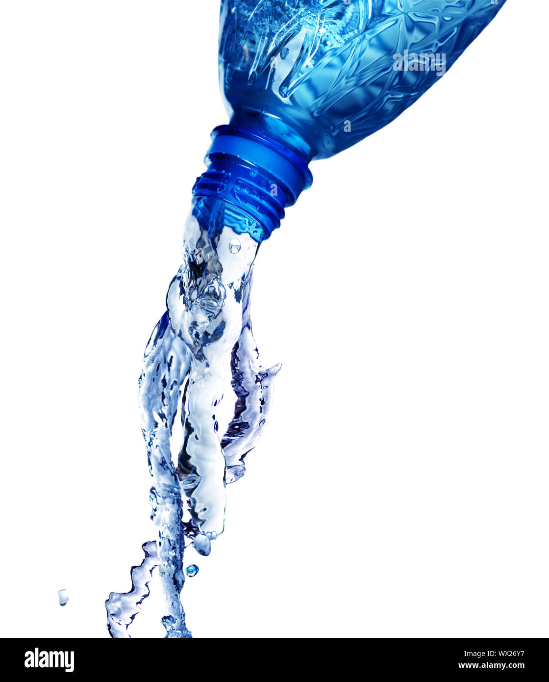 Fresh Water Splashing Over White Stock Photo - Alamy