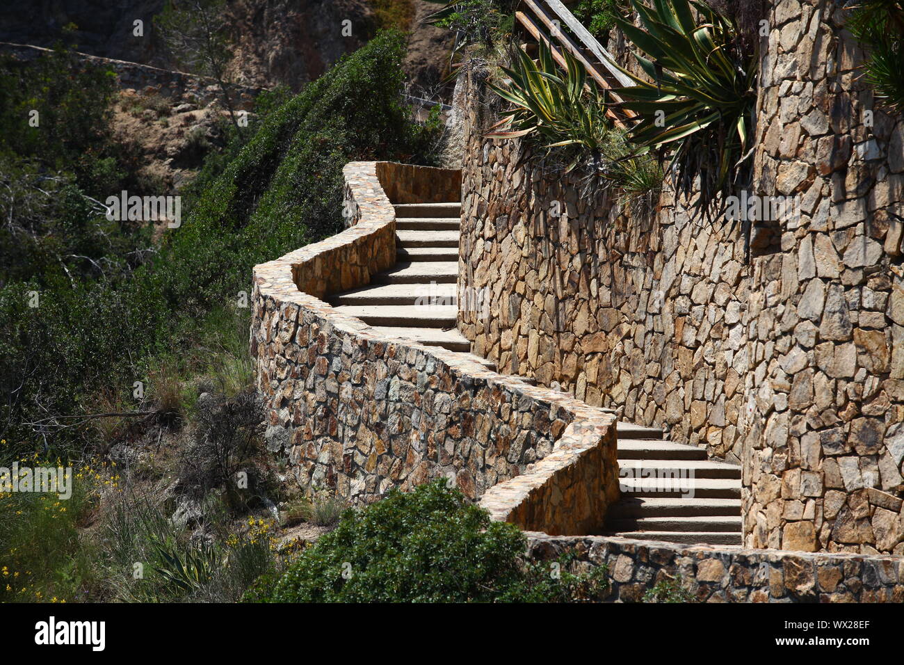 Winding stone path hi-res stock photography and images - Alamy