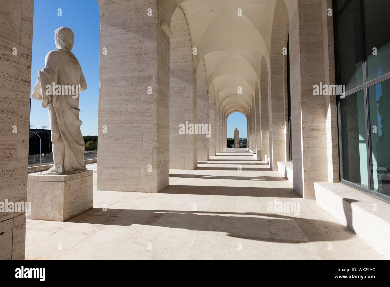 Mussolini building hi-res stock photography and images - Alamy