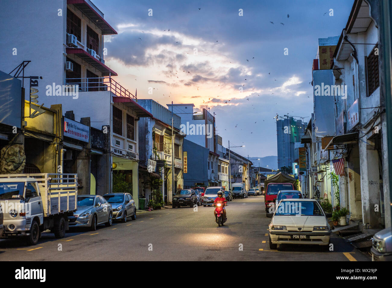 Daily Life in George Town, Penang Island, Malaysia Stock Photo - Alamy