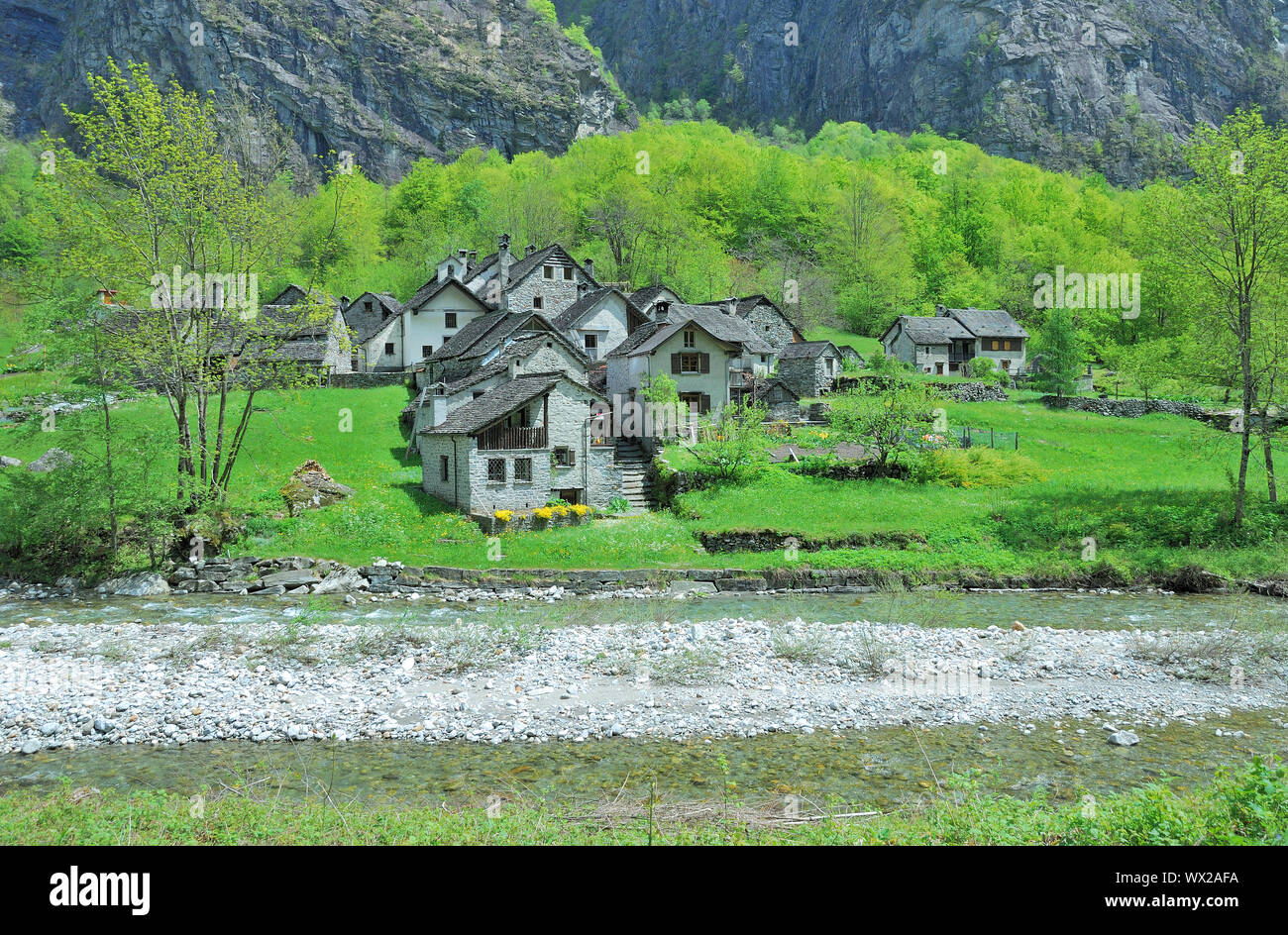 Val bavona in ticino hi-res stock photography and images - Alamy
