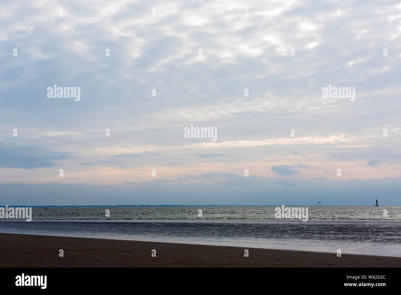 Norderney, Strand, Himmel, Meer, Seezeichen Stock Photo - Alamy