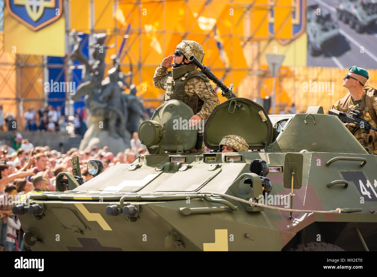 Military parade in Kiev, Ukraine Stock Photo - Alamy