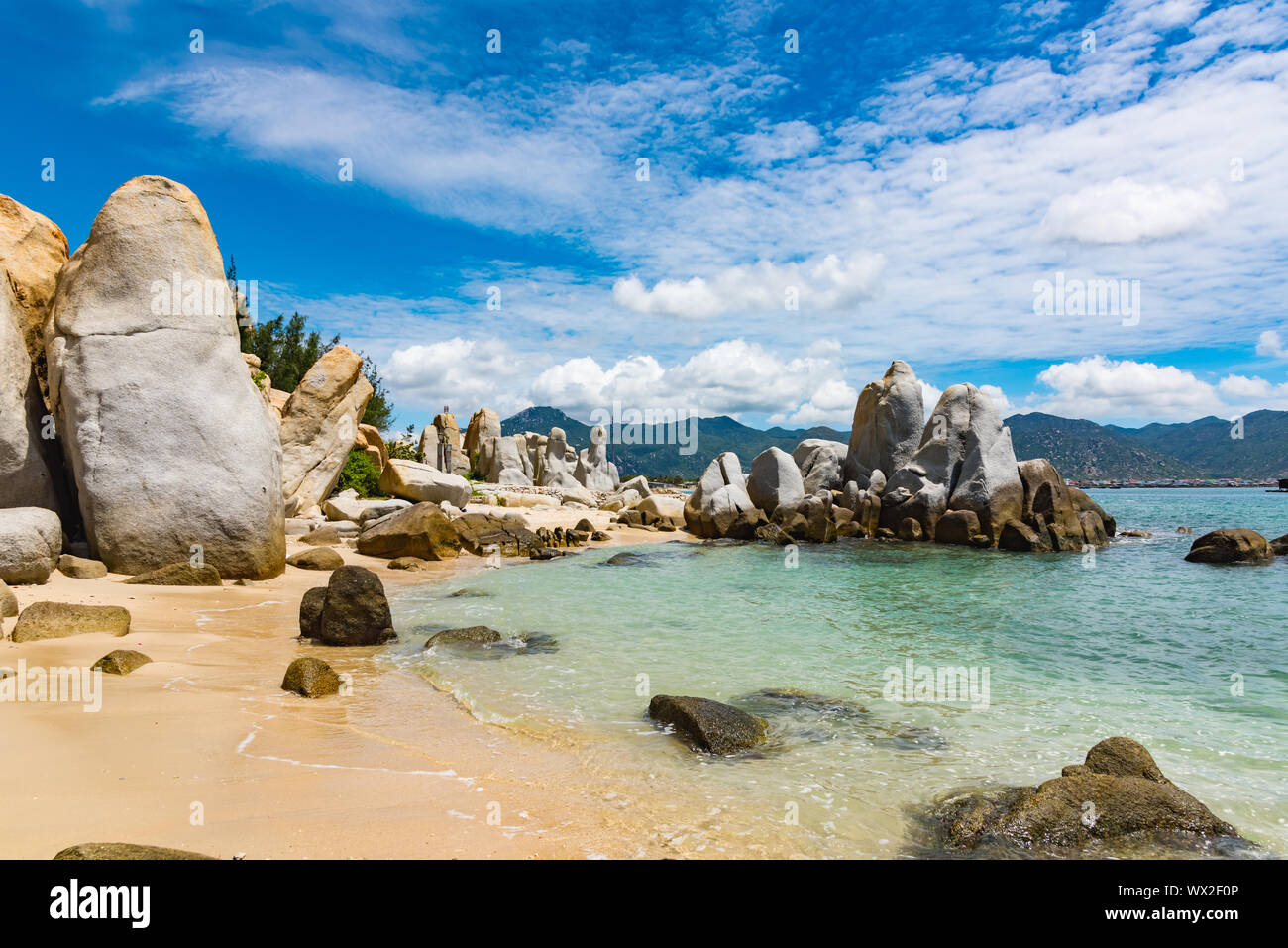 South China sea Vietnam coast rocks Stock Photo - Alamy