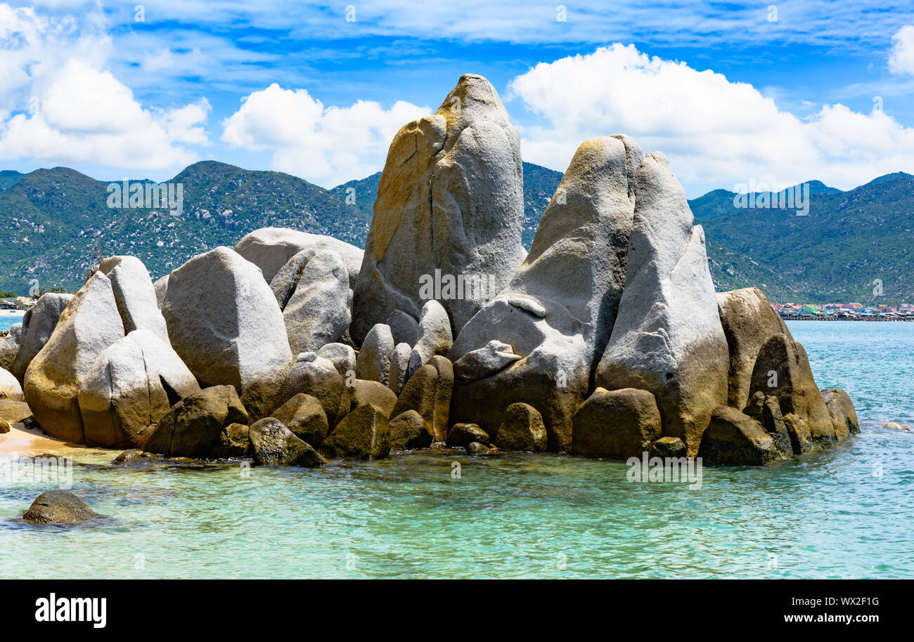 South China sea Vietnam coast rocks Stock Photo - Alamy