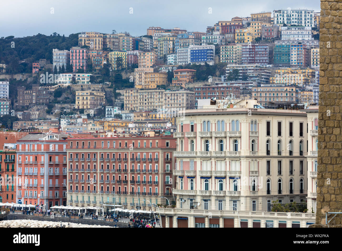 Landscape of Naples Stock Photo - Alamy
