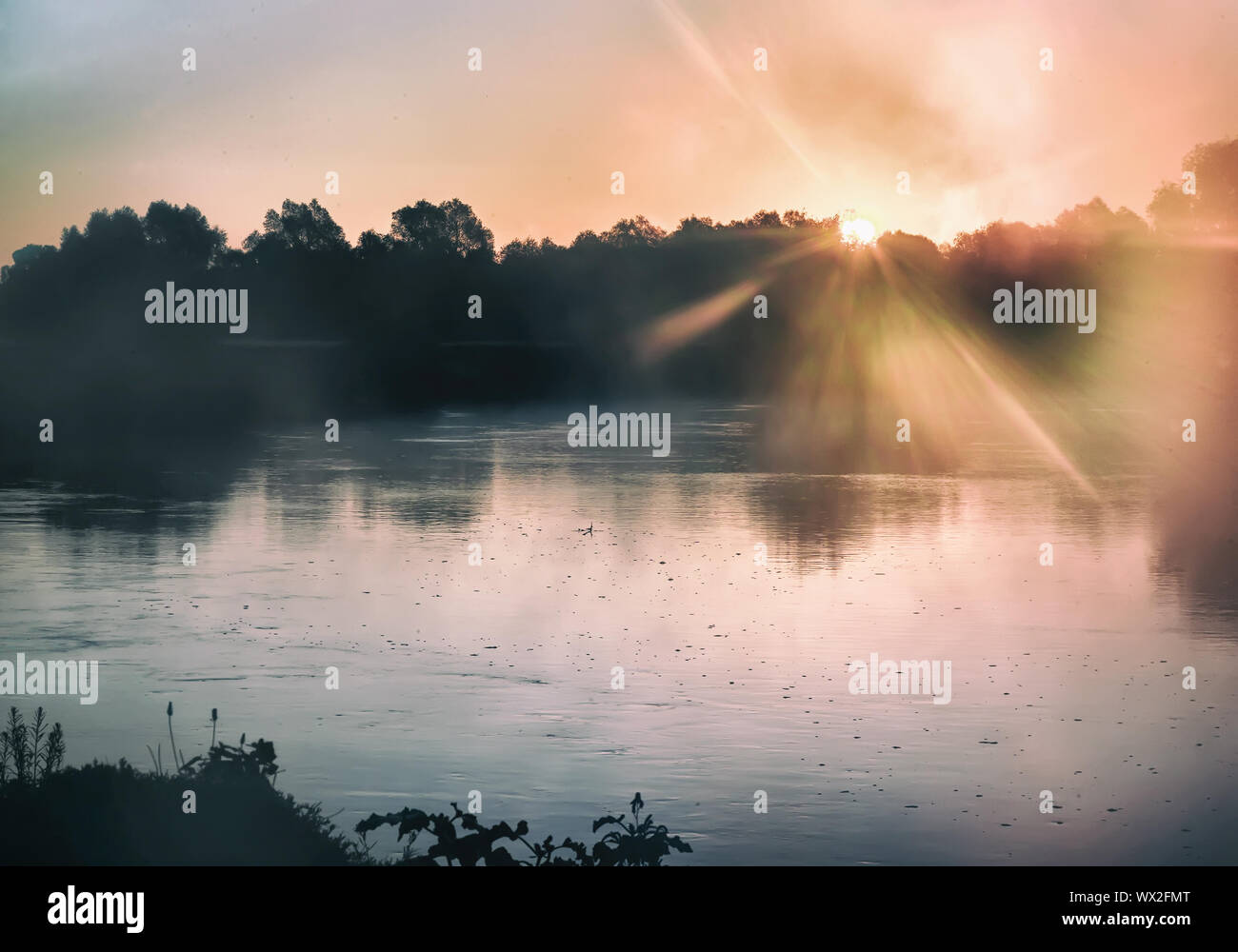 Small rivers and meadows hi-res stock photography and images - Alamy