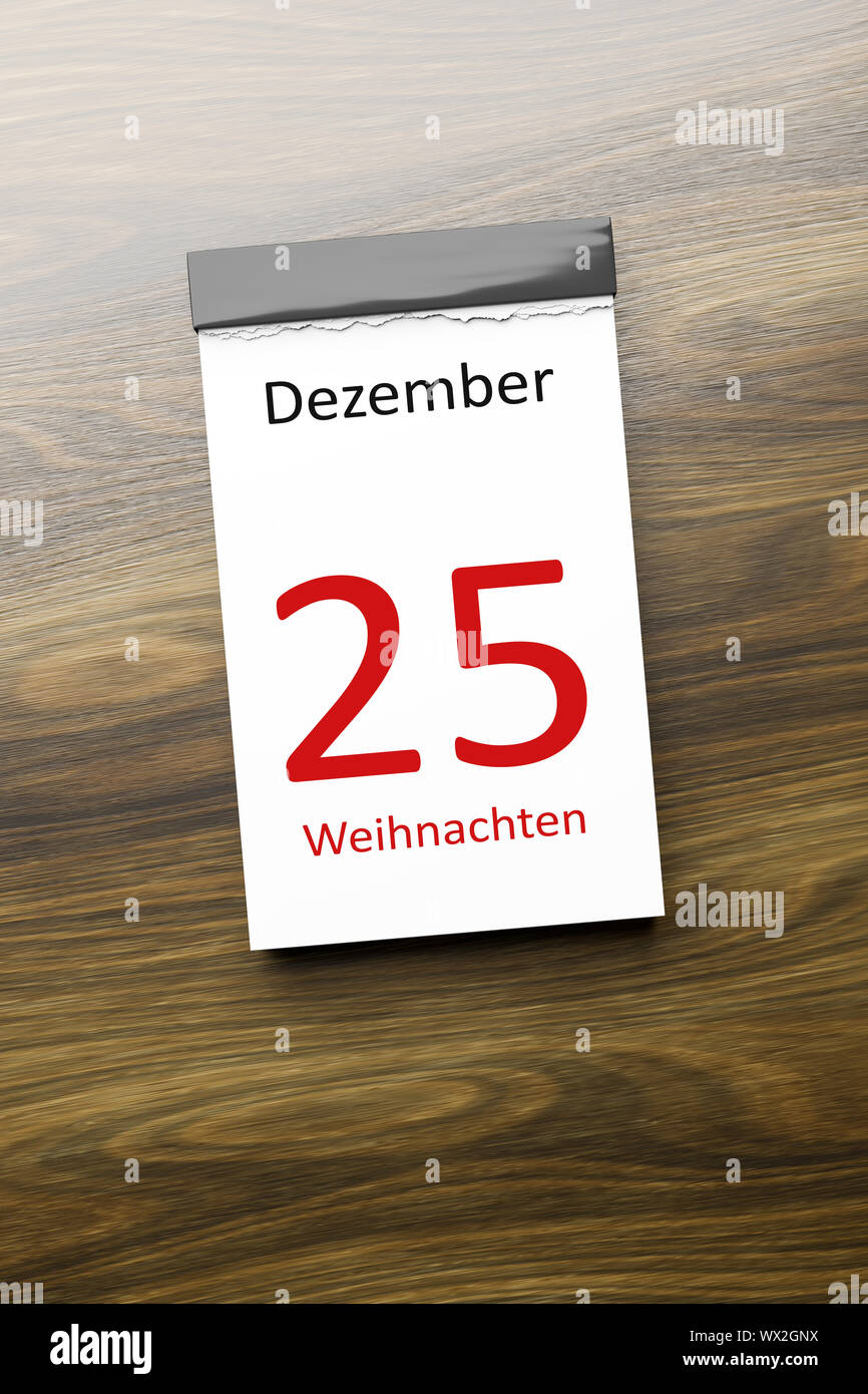 25th december calendar hi-res stock photography and images - Alamy