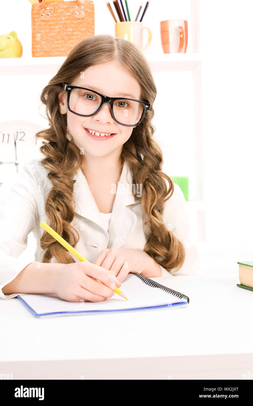 bright picture of learning elementary school student Stock Photo - Alamy