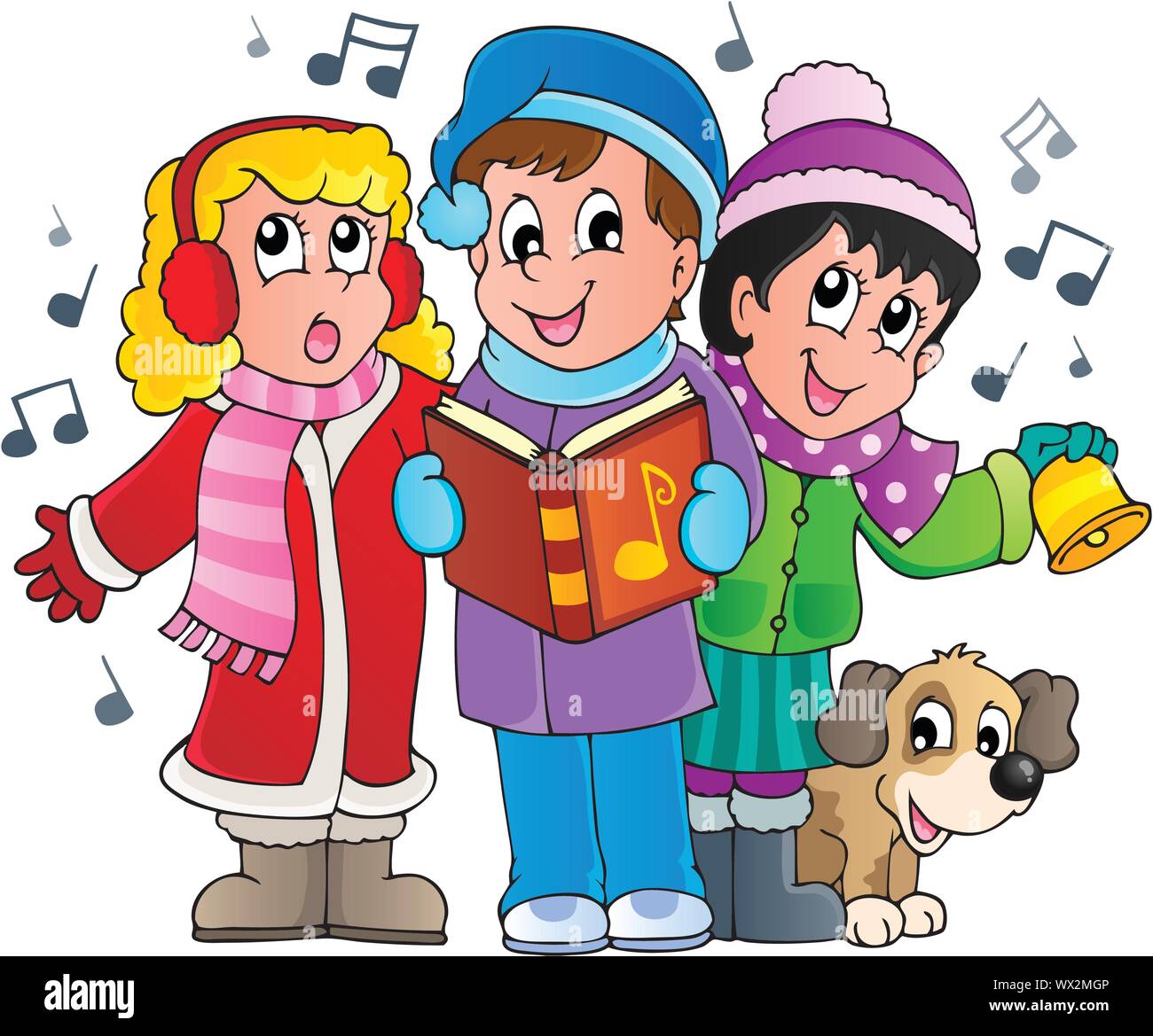 Carol Singer Illustration High Resolution Stock Photography and Images ...