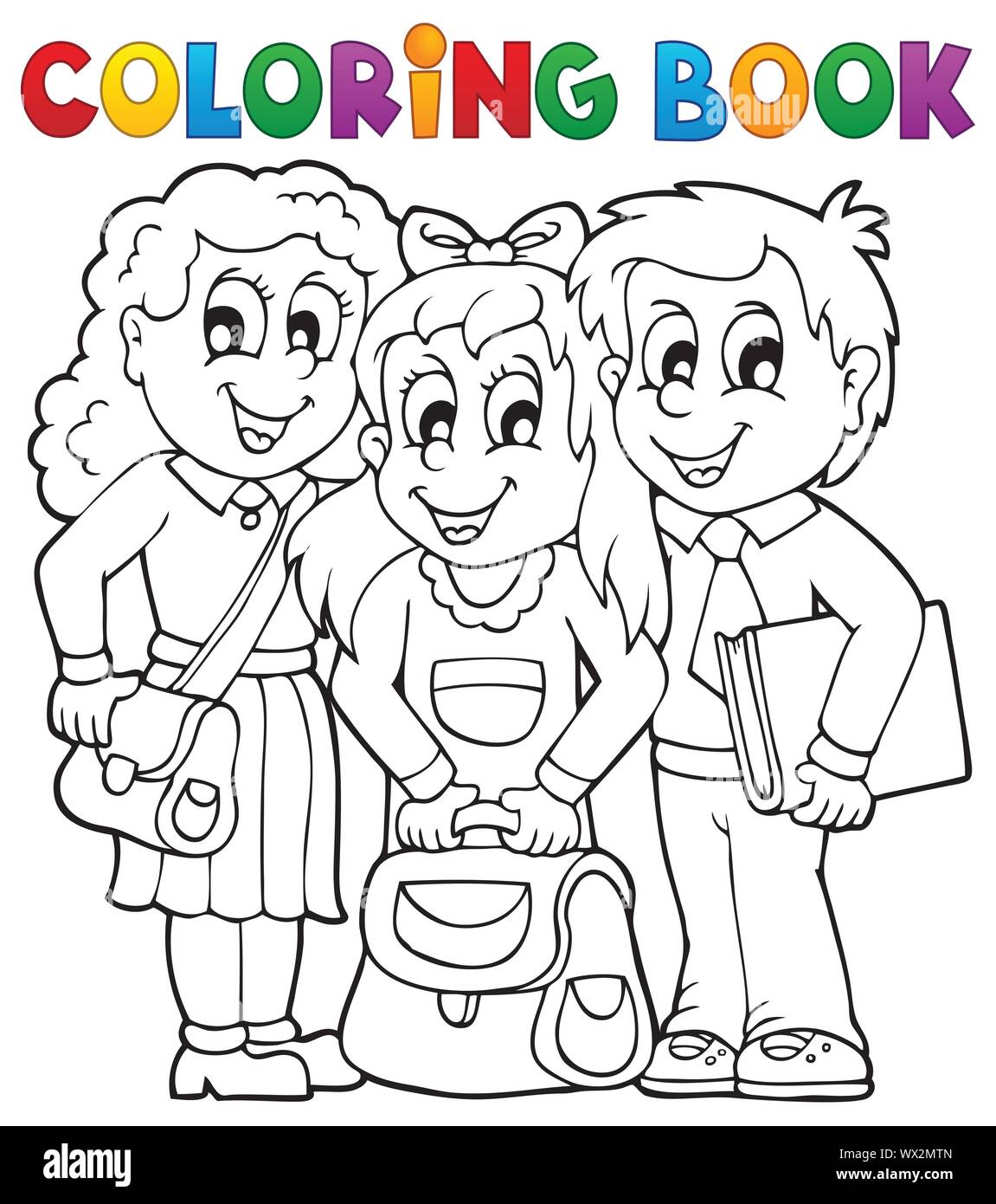 Coloring book pupil theme 1 Stock Vector Image & Art - Alamy Coloring book pupil theme 1 Stock Vector Image & Art - Alamy