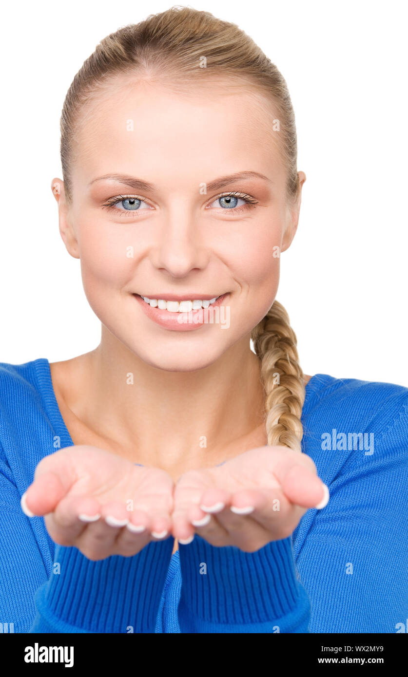something on the palms Stock Photo - Alamy