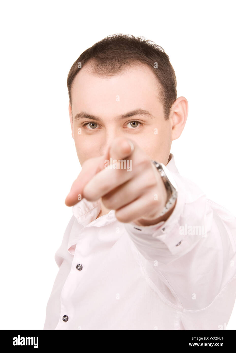 businessman pointing his finger Stock Photo - Alamy businessman pointing his finger Stock Photo - Alamy
