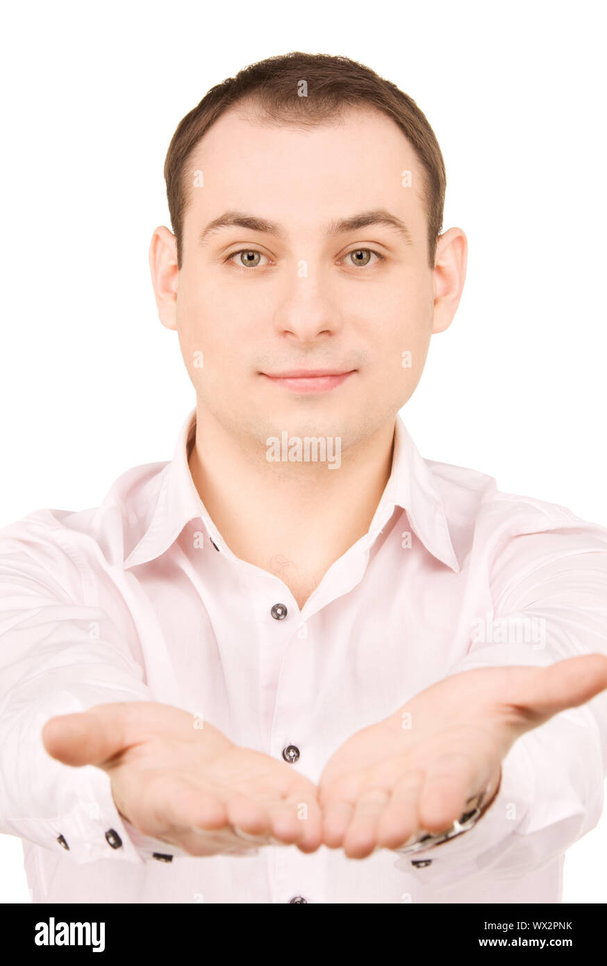 something on the palms Stock Photo - Alamy