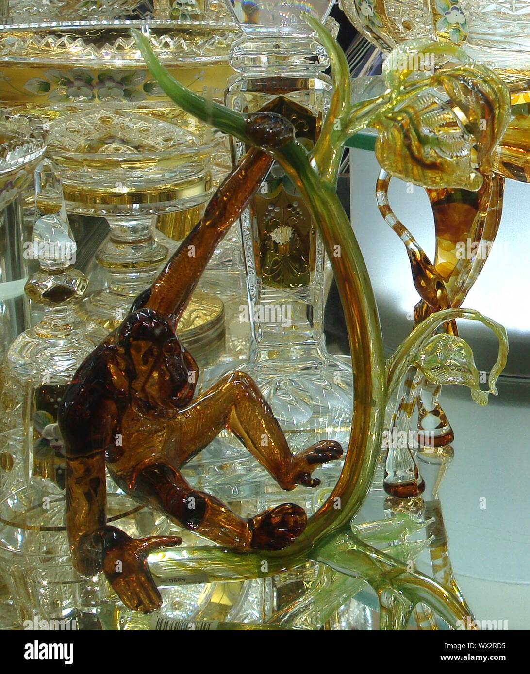 Pictures of glass figurines depicting animals Stock Photo - Alamy