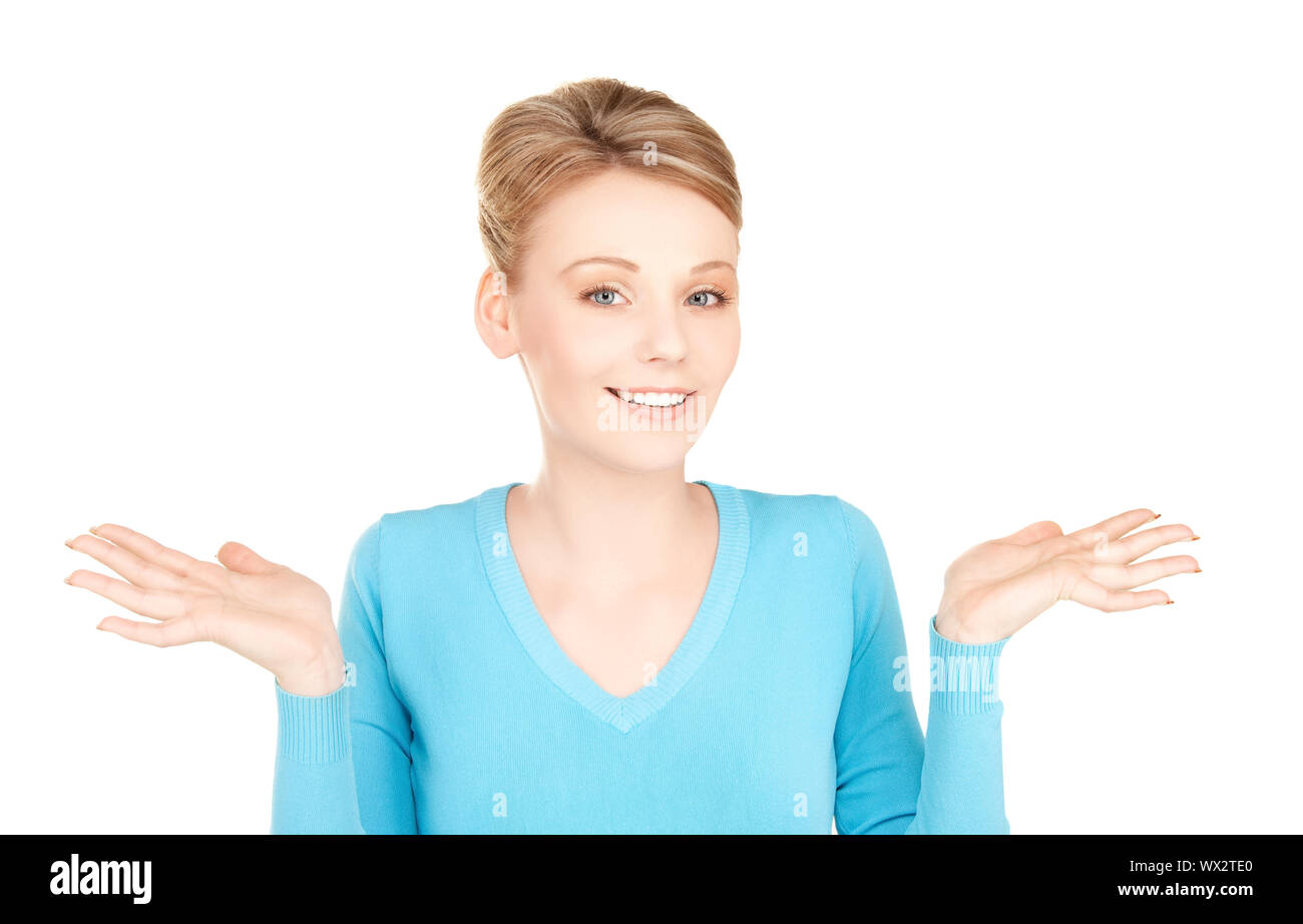 picture of woman with facial expression of surprise Stock Photo - Alamy