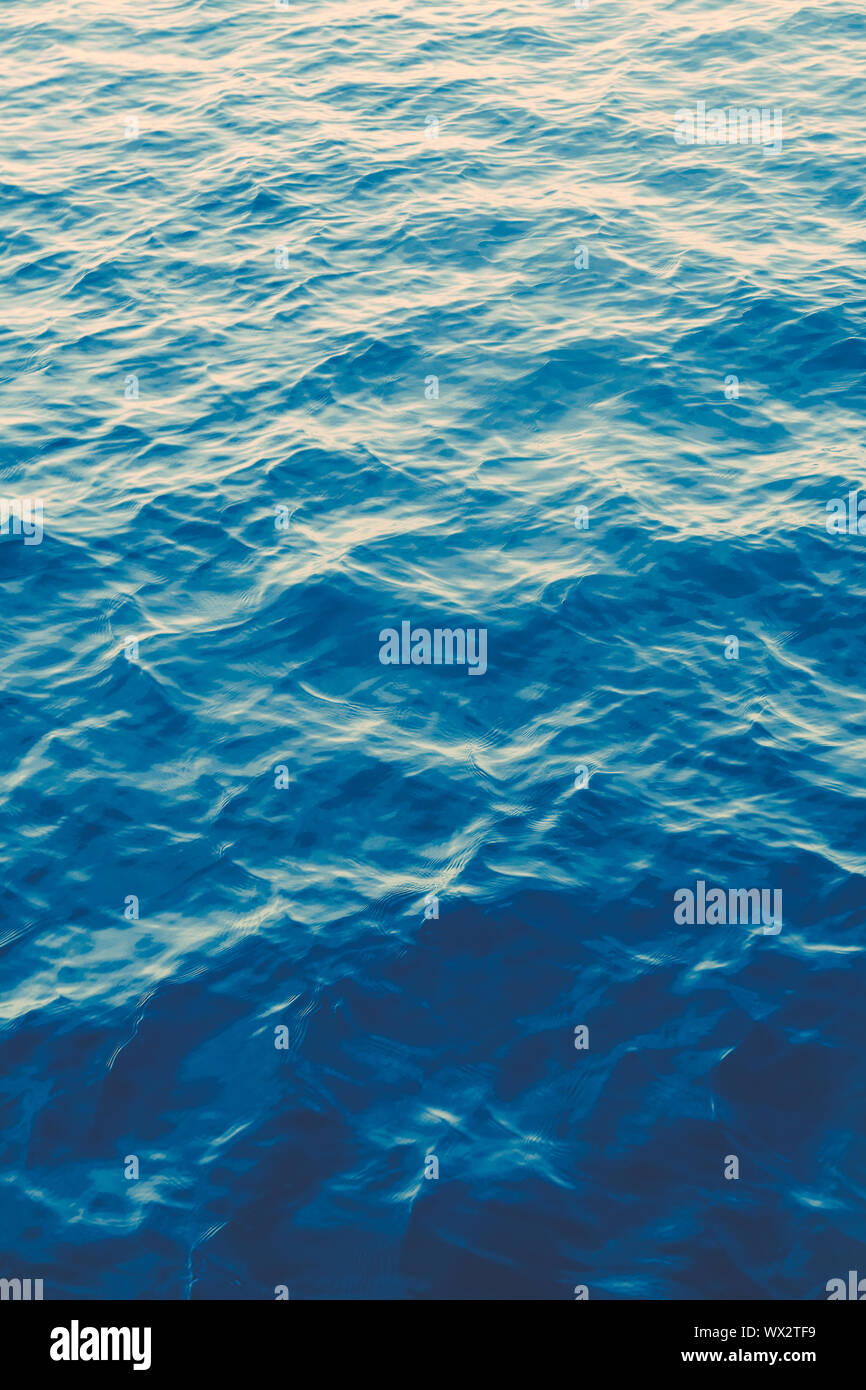 Beach, travel destination and nature environment concept - Ocean water ...