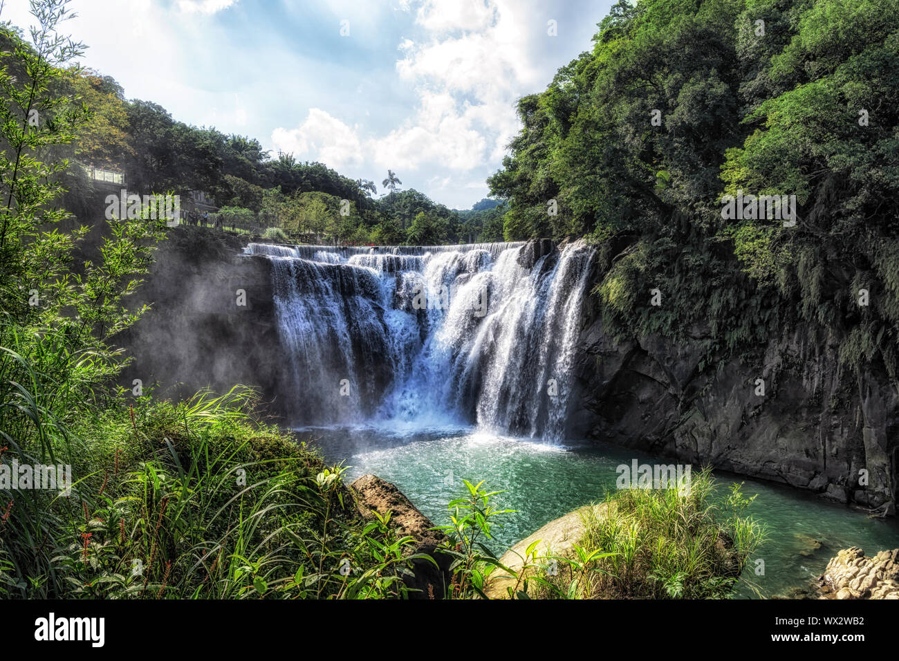 shifen waterfall in taiwan Stock Photo - Alamy