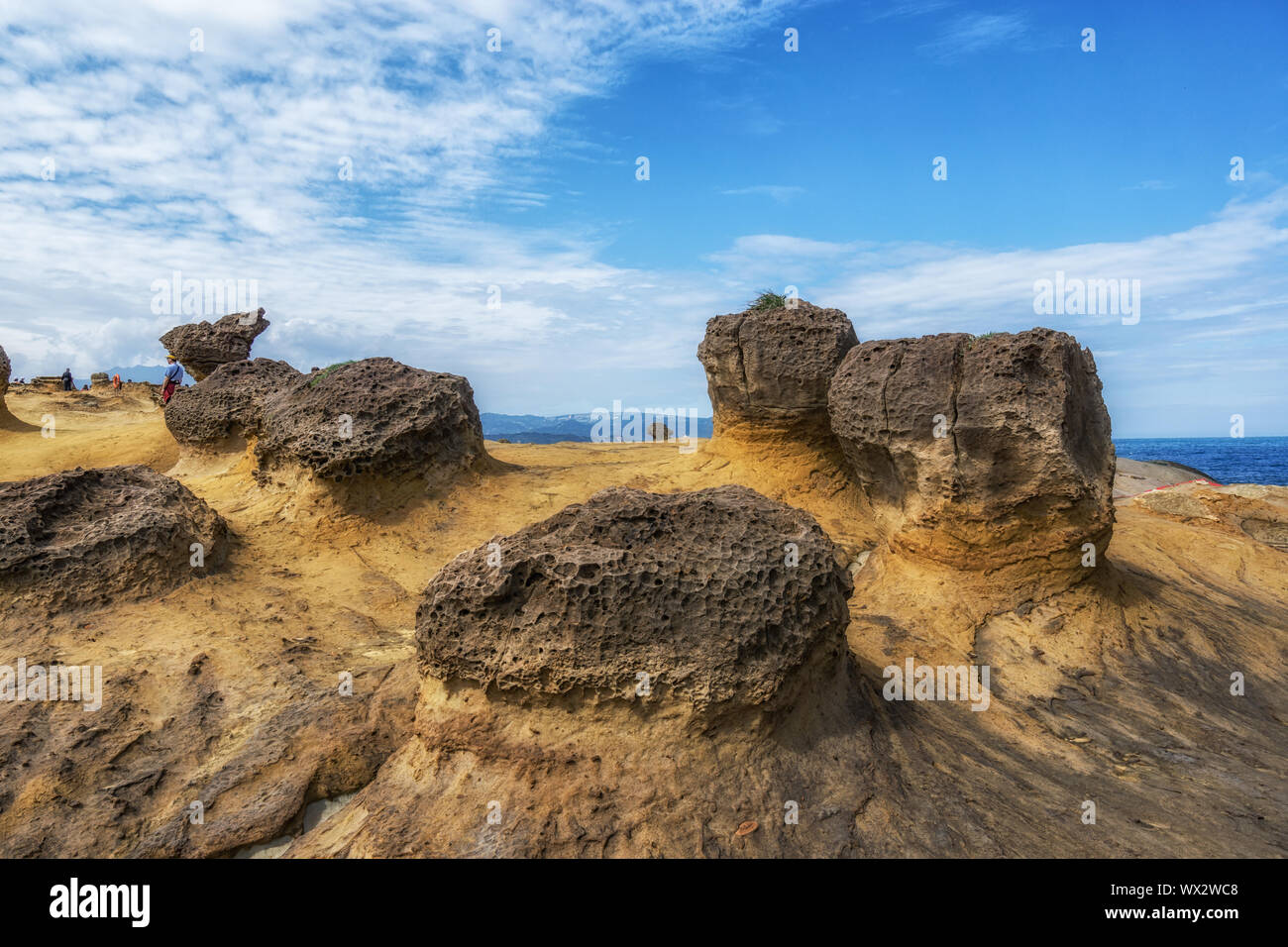 Yehliu geopark in Taiwan Stock Photo - Alamy
