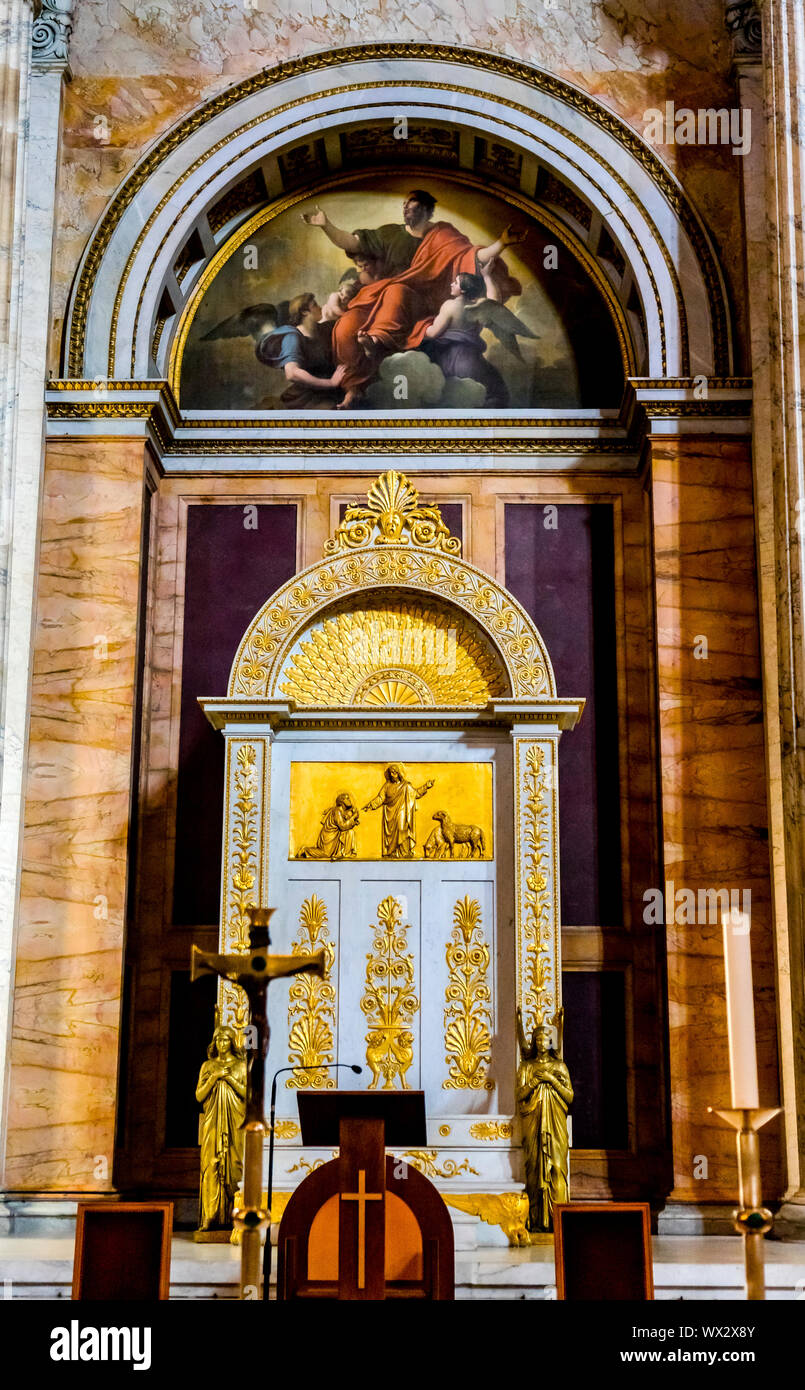 Altar Candles Paul Tomb Papal Basilica Saint Paul Beyond Walls ...