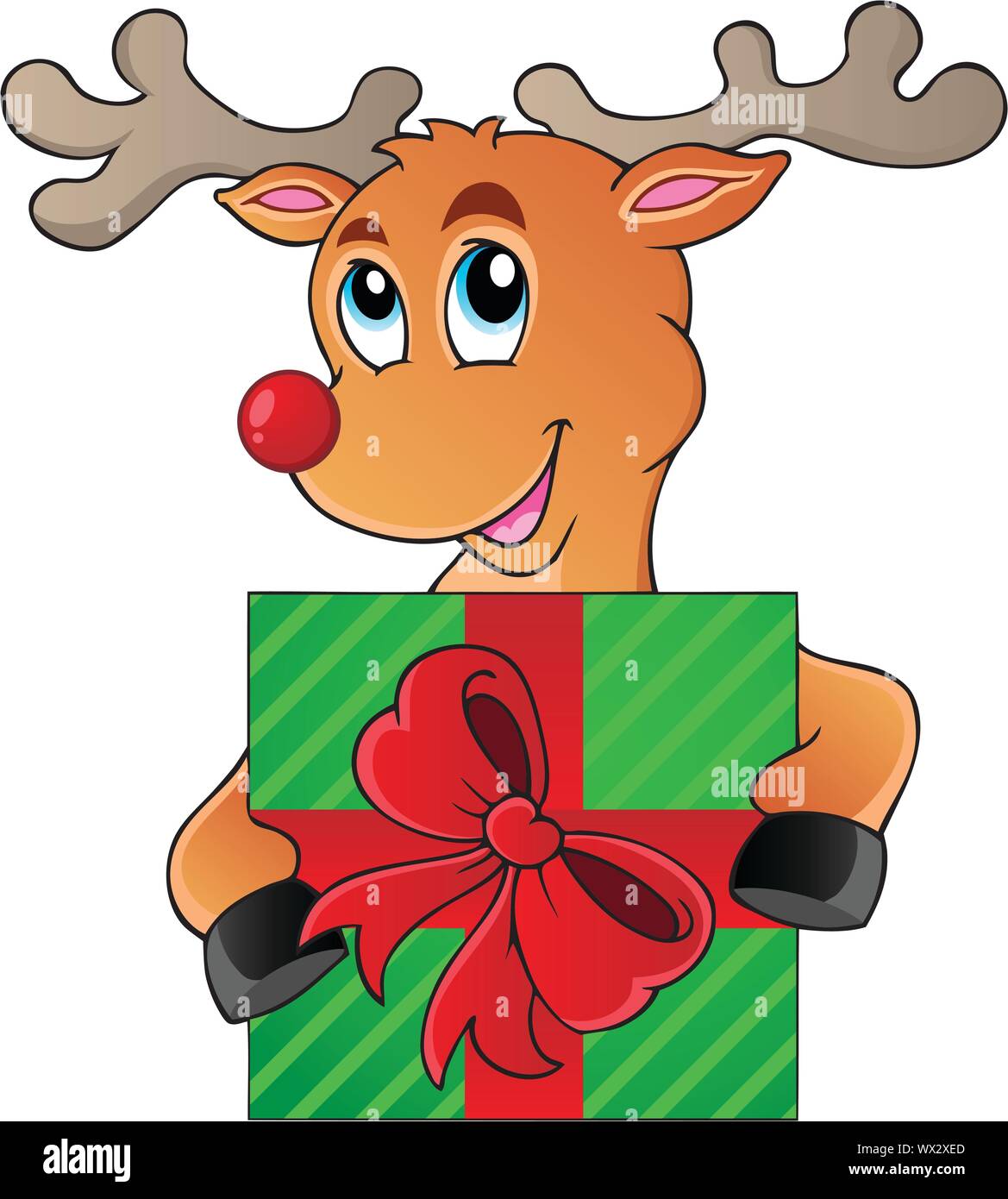 Reindeer theme image 5 Stock Vector Image & Art - Alamy