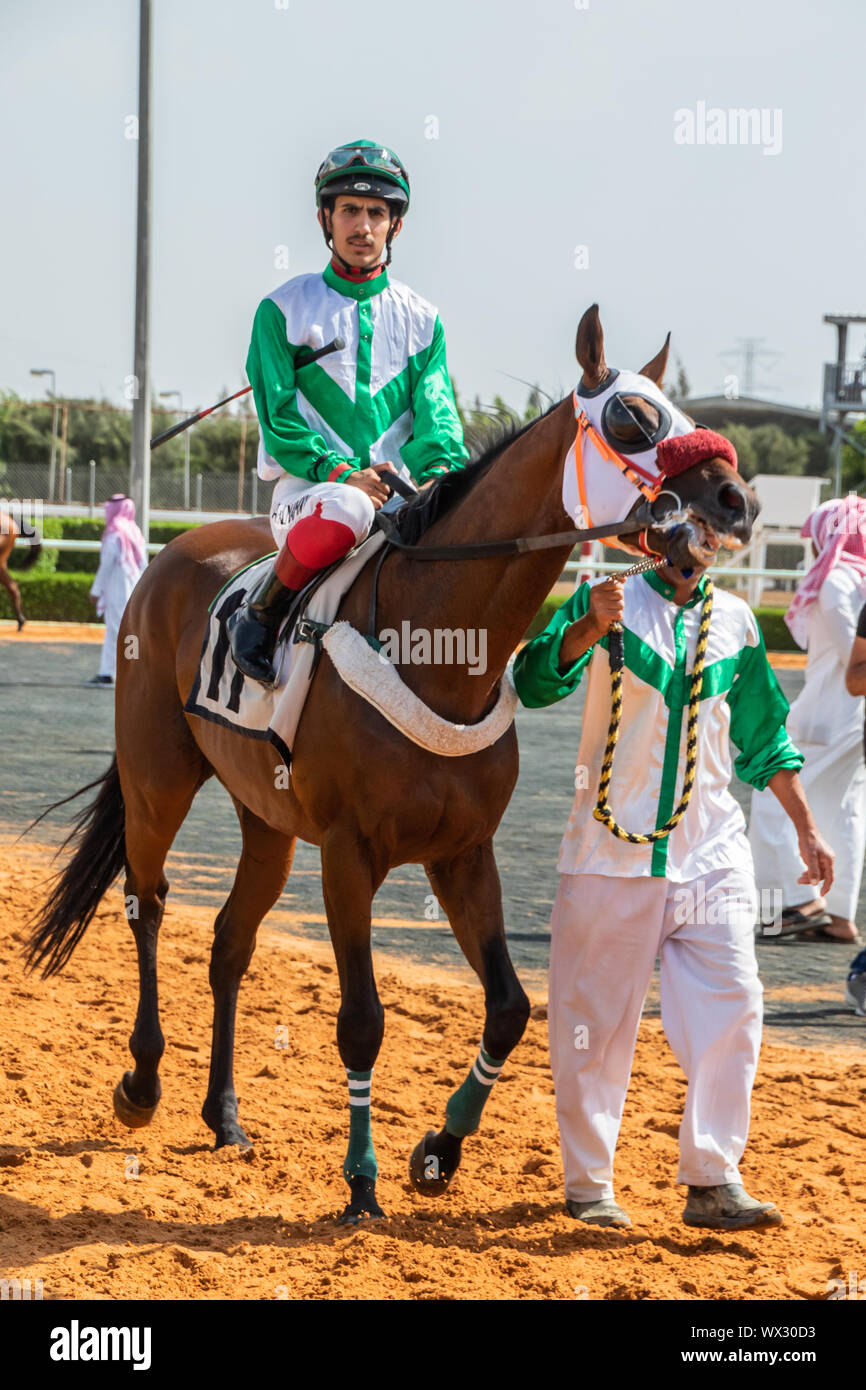 Horse Racing at King Khalid Racetrack, Taif, Saudi Arabia 28/06/2019 ...