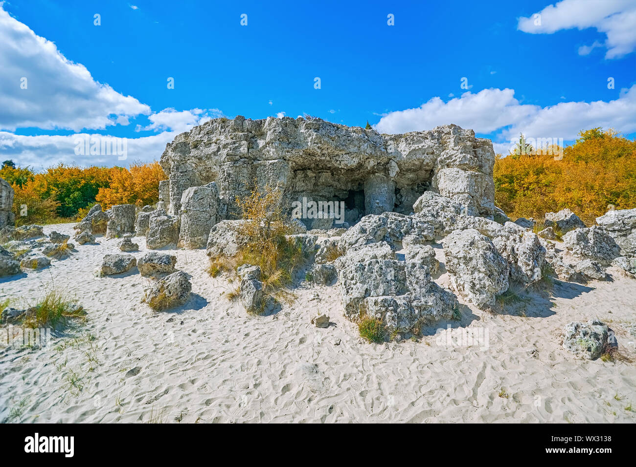 The Stone Desert Stock Photo - Alamy